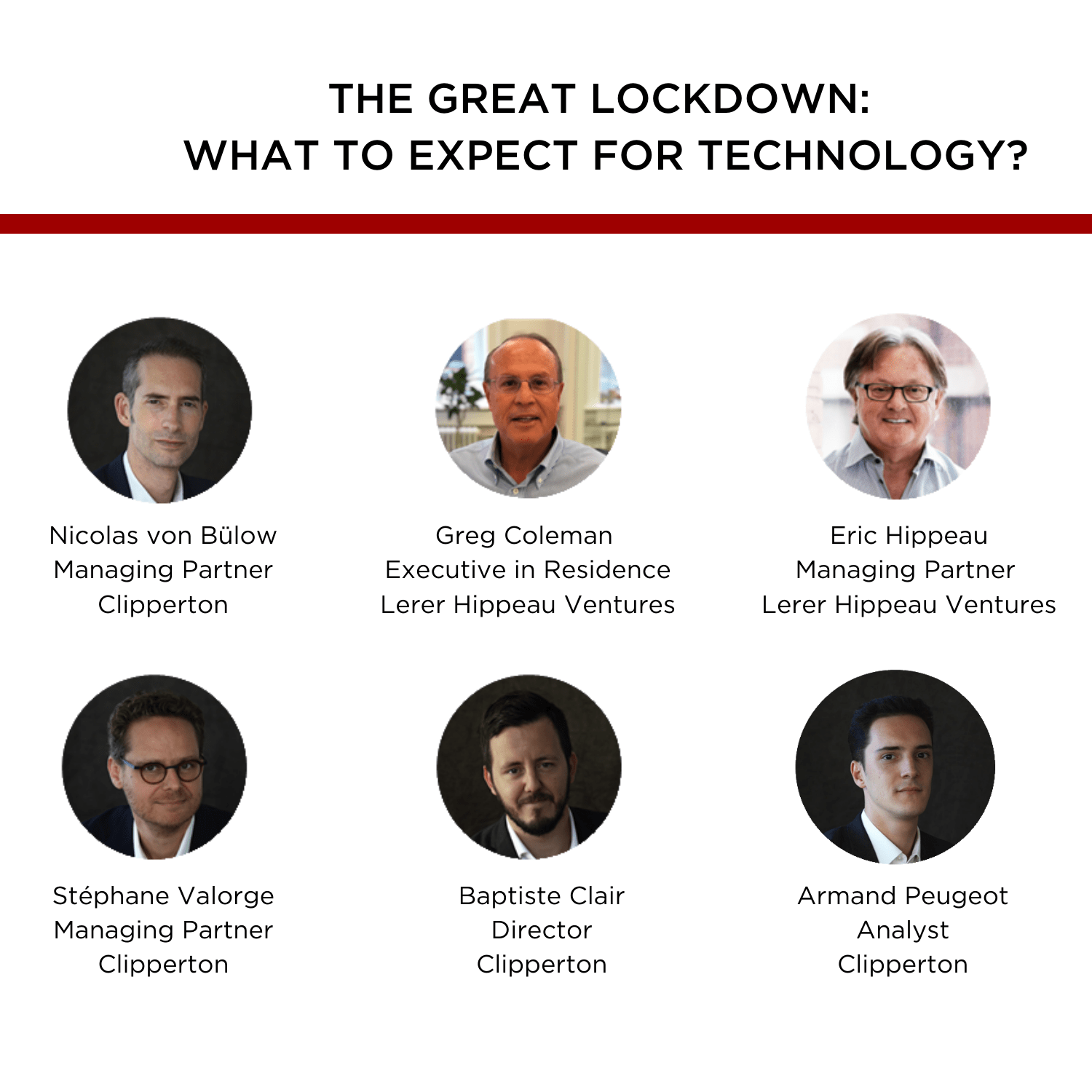 The Great Lockdown: What to expect for Technology? | Clipperton